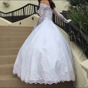 Dresses | Pure White Lace Wedding Dress | Poshmark